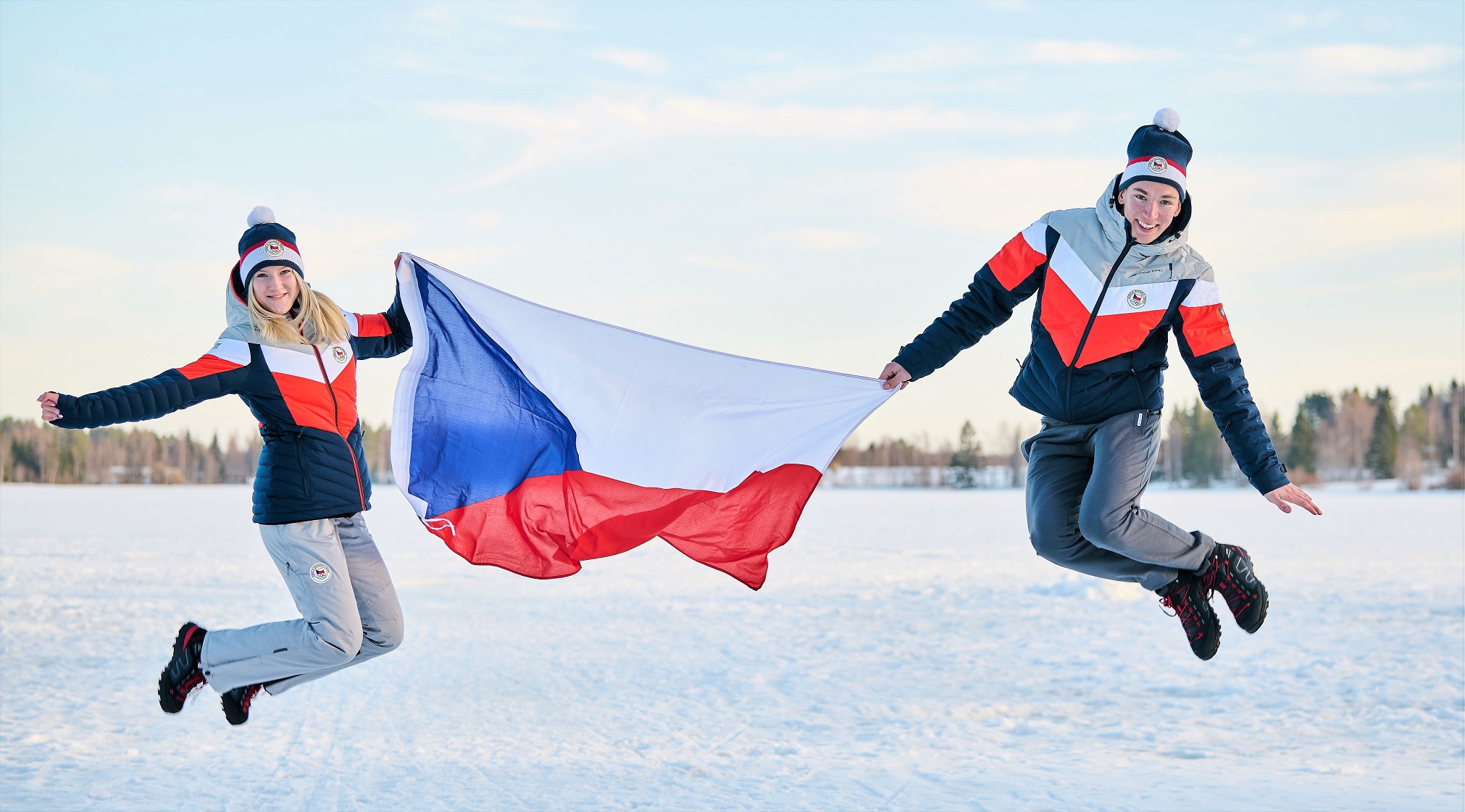 Petr Hák jedním z vlajkonošů české výpravy na EYOF 2022 ve finském ...