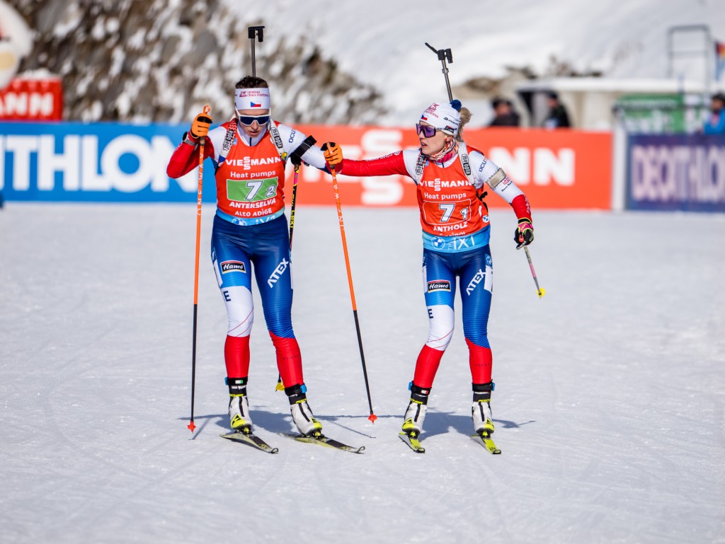 České biatlonistky 10. v poslední štafetě před MS - Biatlon České biatlonistky 10. v poslední štafetě před MS - Biatlon